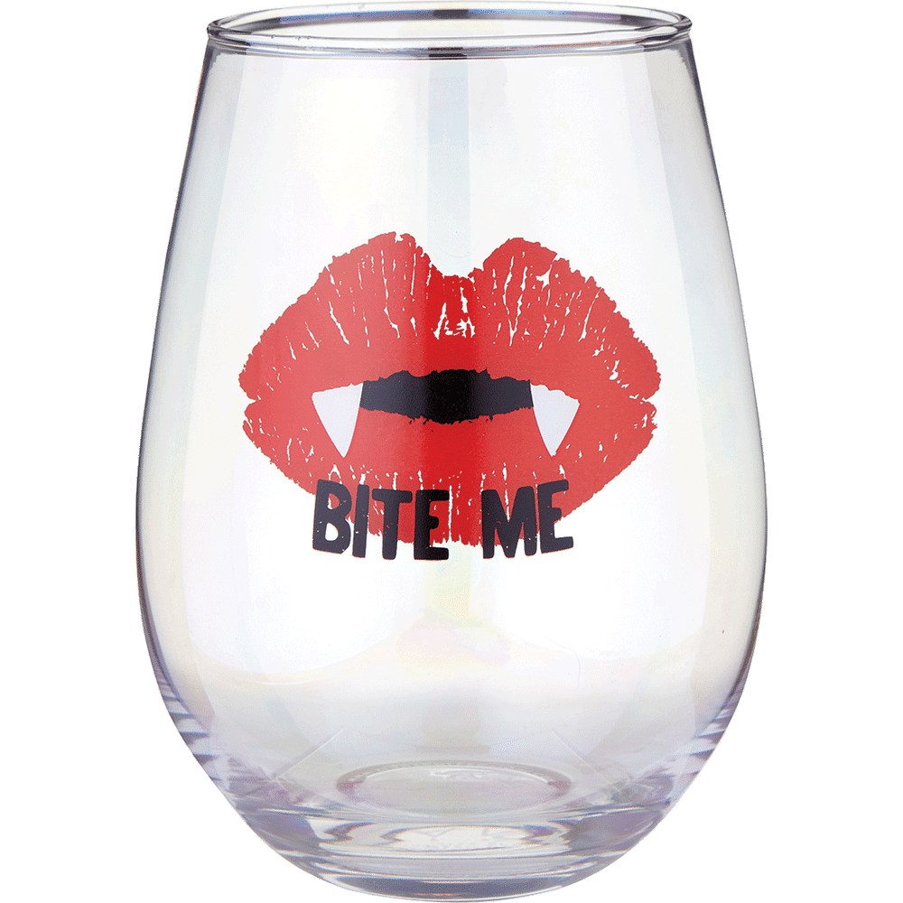 Stemless Glass - Bite Me | Total Wine & More