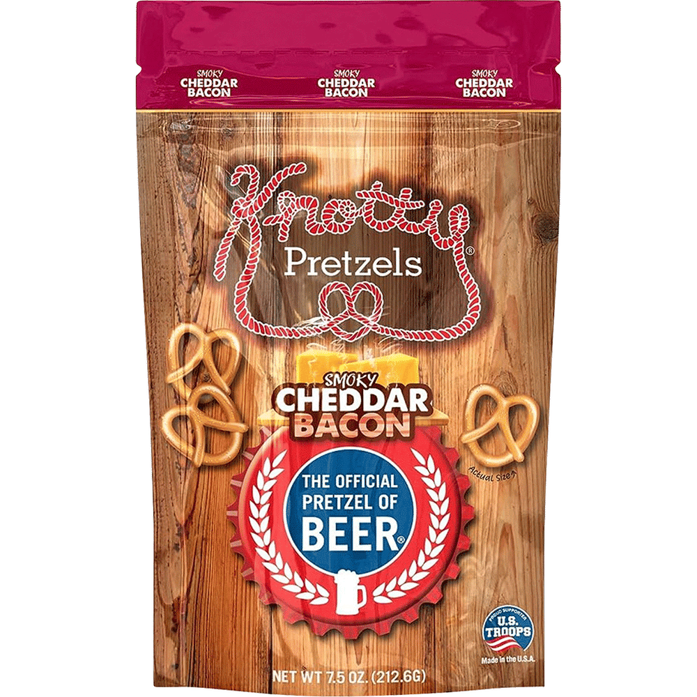 Knotty Pretzels Smoked Cheddar Bacon | Total Wine & More