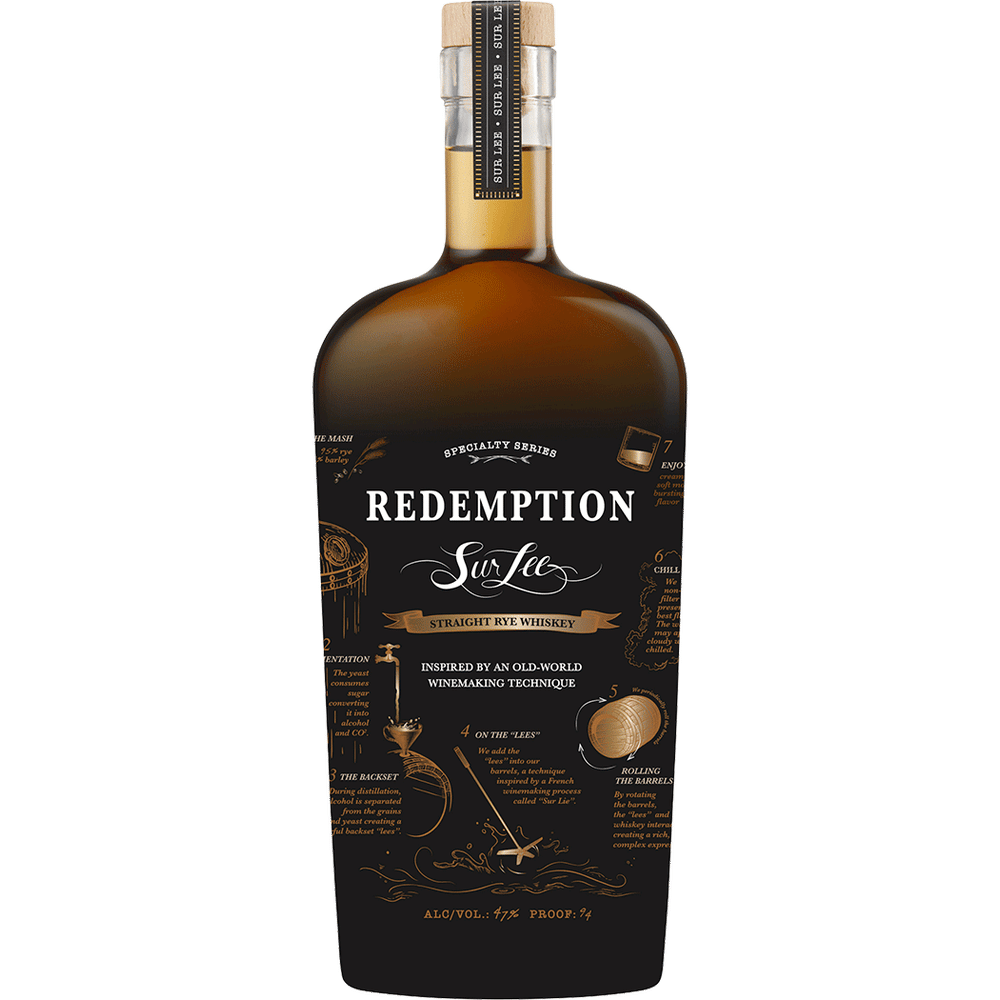 Redemption Sur Lee Straight Rye Whiskey | Total Wine & More