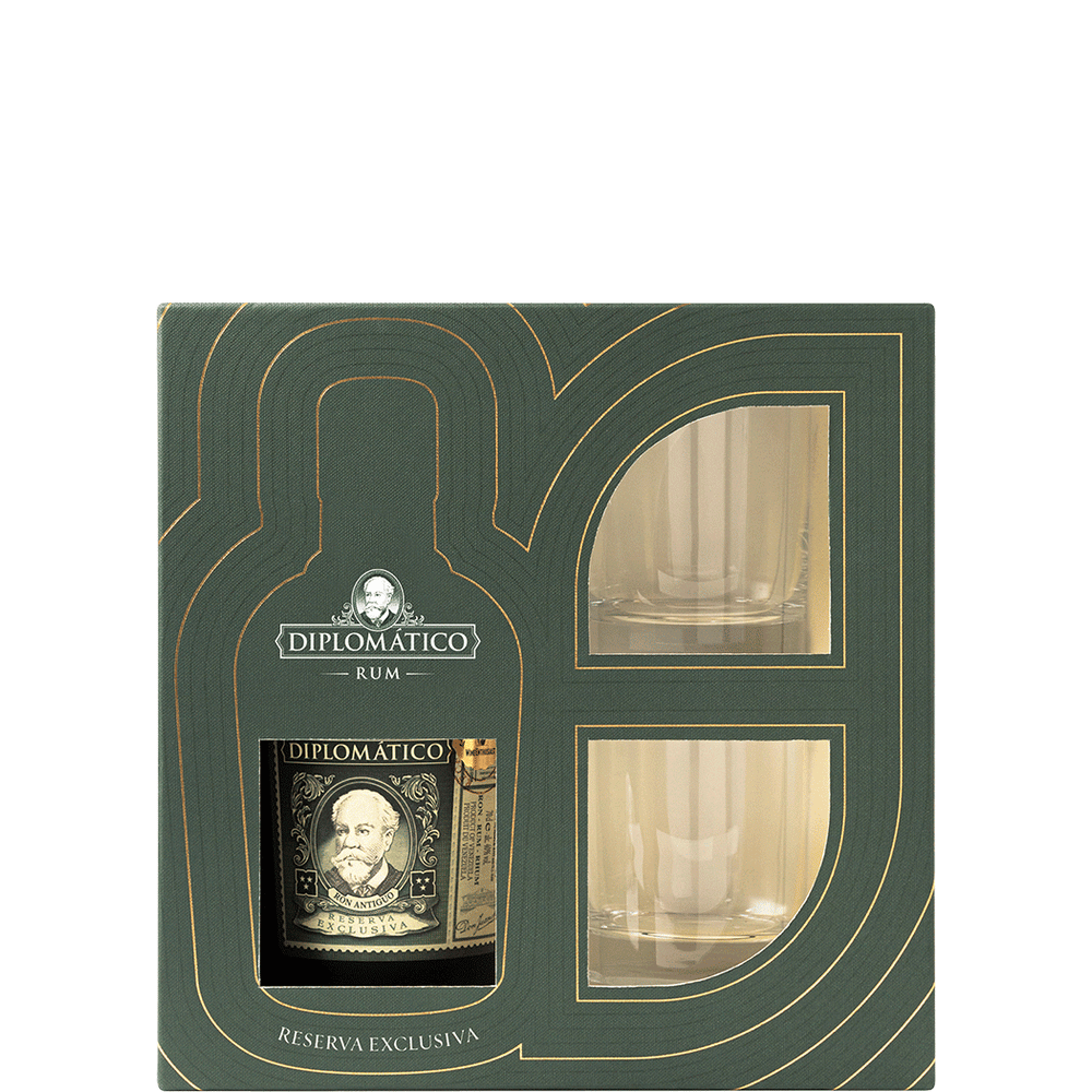 Diplomatico Rum Reserva Exclusiva with Glasses Gift | Total Wine & More