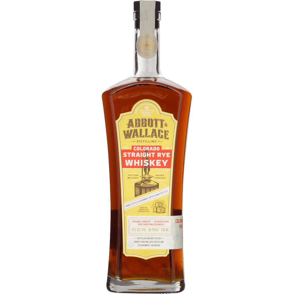 Abbott & Wallace Colorado Straight Rye Whiskey | Total Wine & More