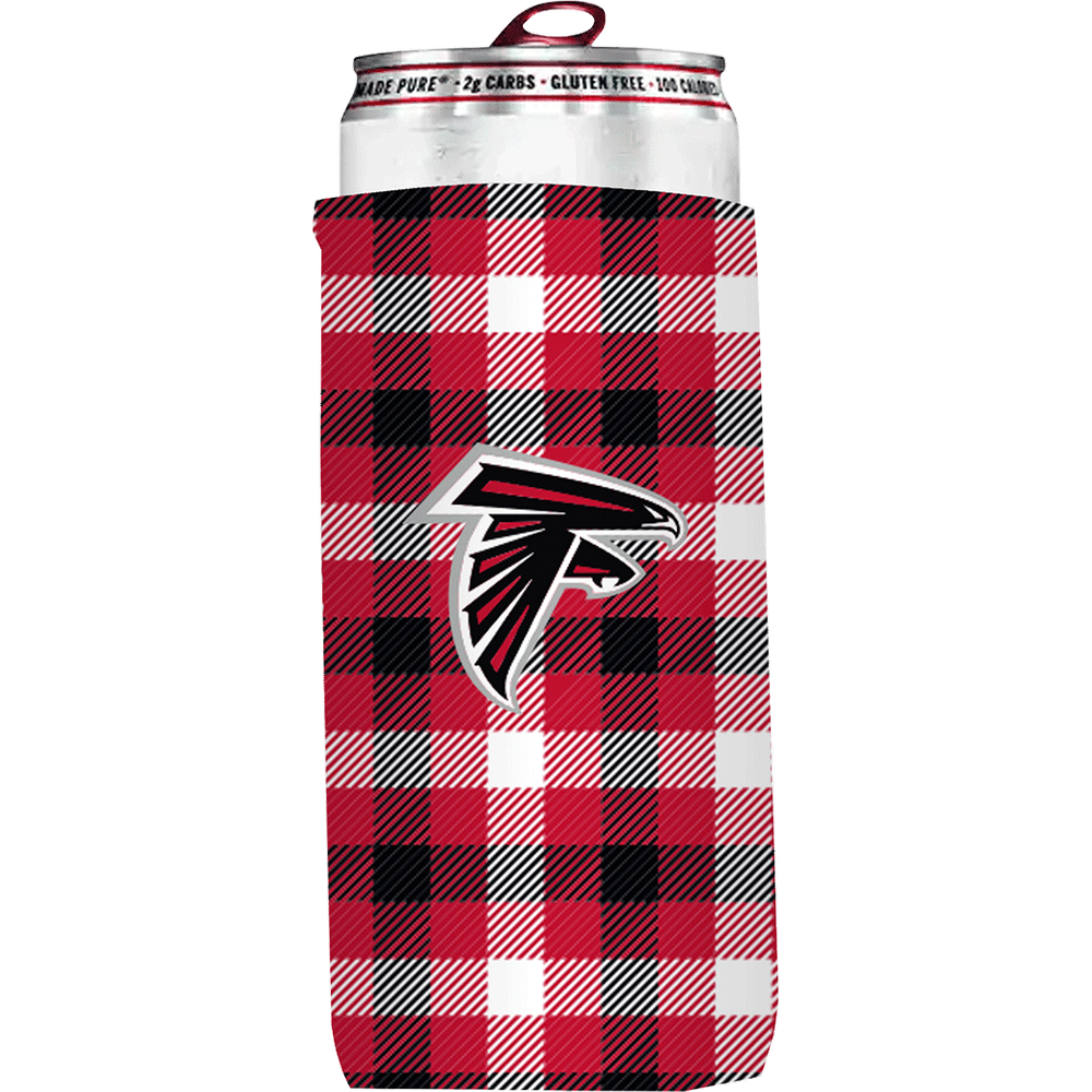 Atlanta Falcons Plaid Slim Can Coozie | Total Wine & More