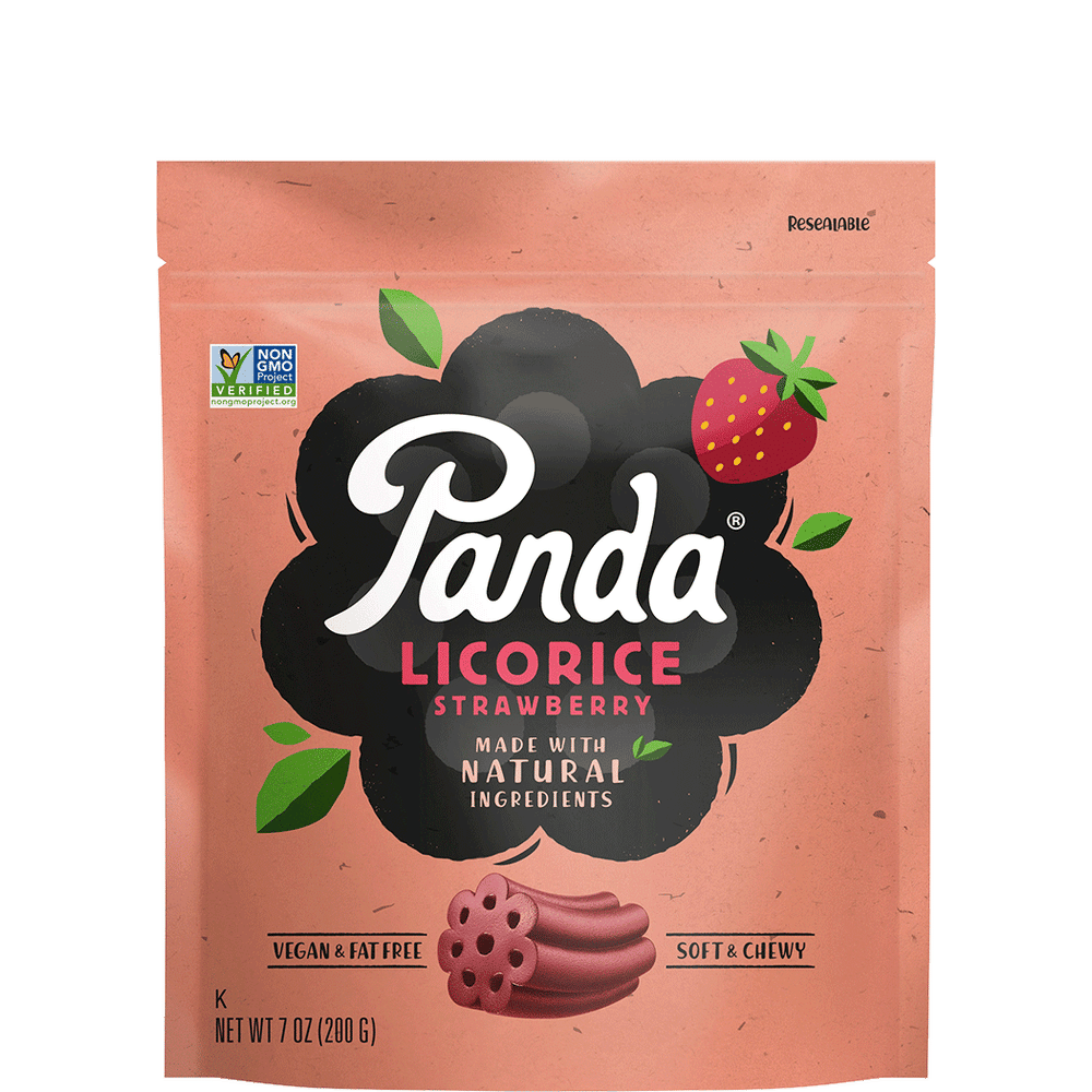 Panda Licorice Strawberry Chews-Nat | Total Wine & More