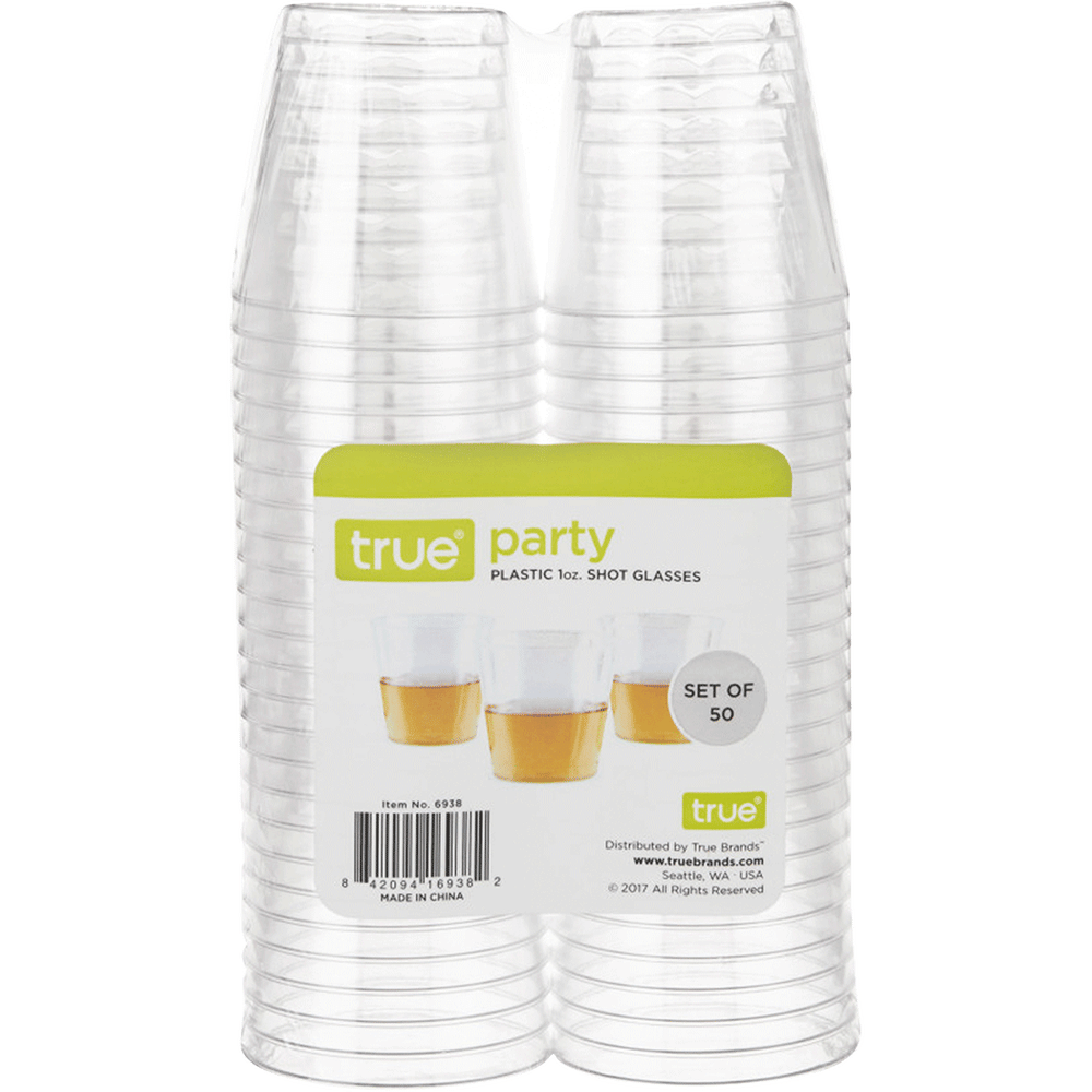 Plastic 1oz Shot Glass Set - 50 pc | Total Wine & More