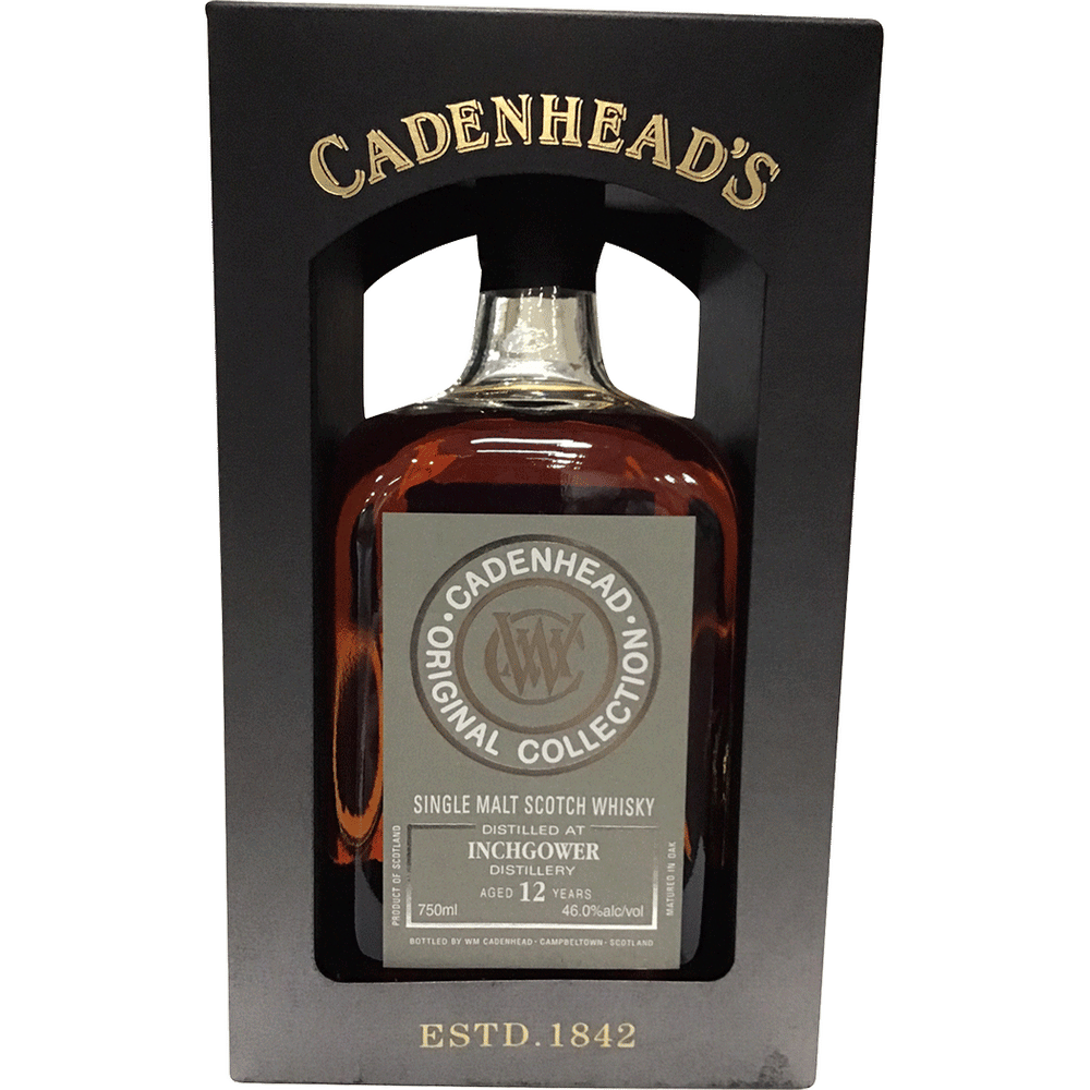 WM Cadenhead Inchgower 12 Year Barrel Select Single Malt Scotch | Total ...
