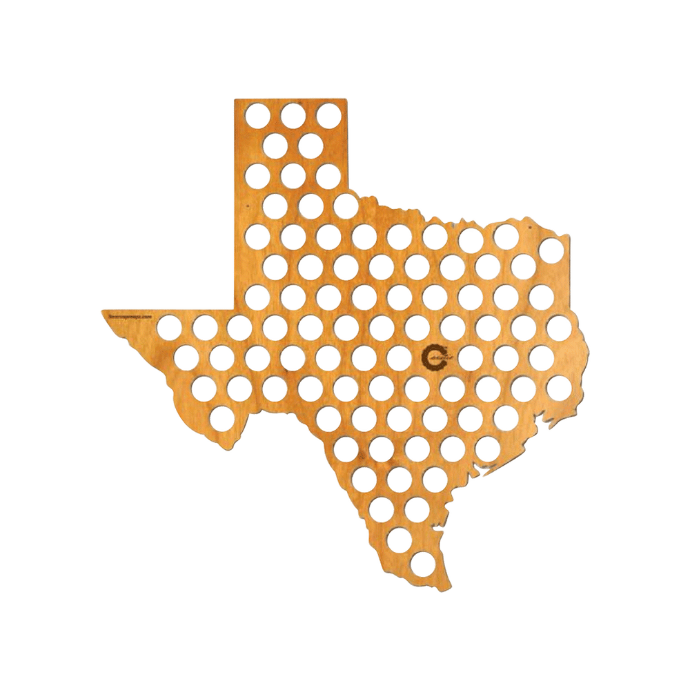 Beer Cap Map - Texas | Total Wine & More