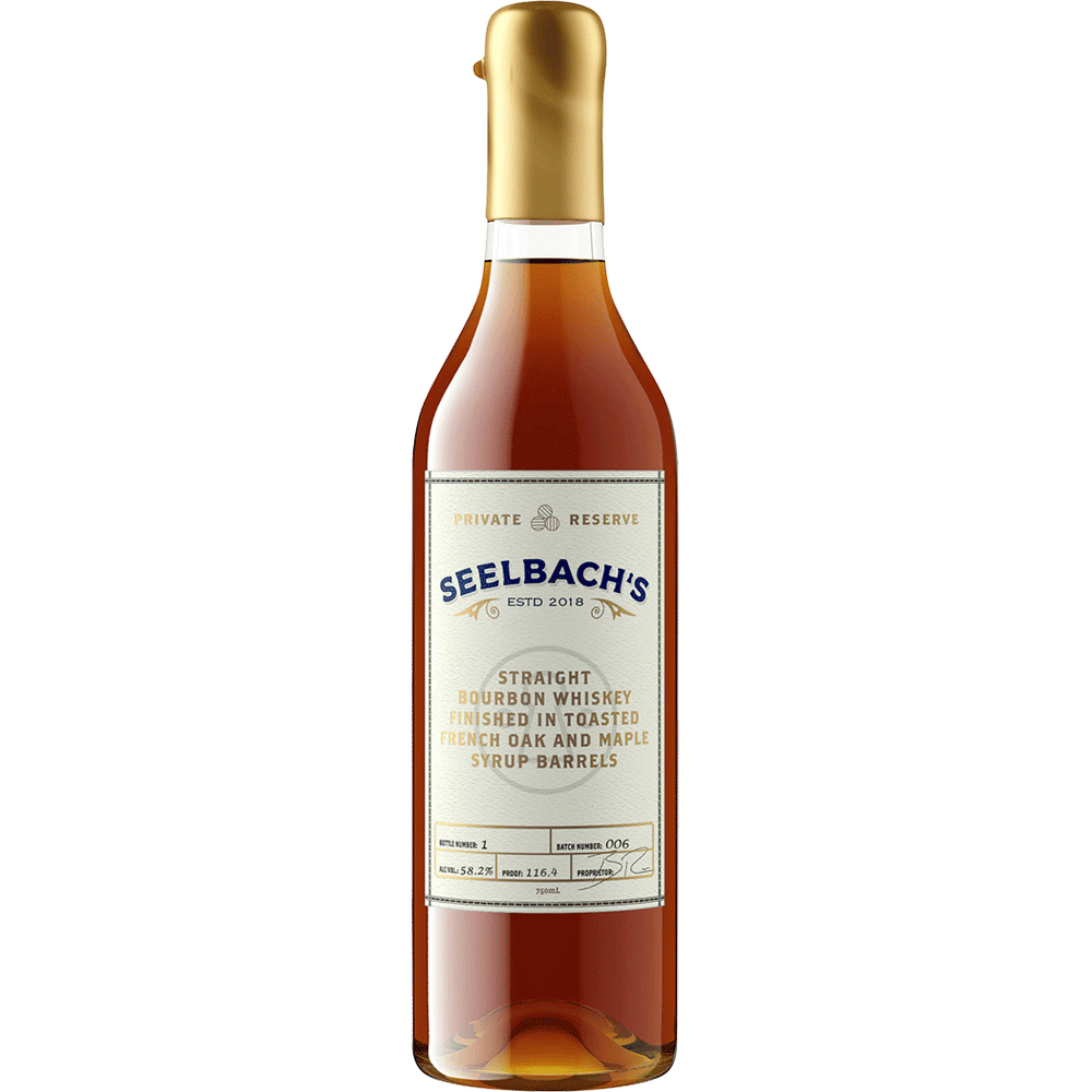 Seelbach's Toasted French Oak & Maple Syrup Private Reserve Bourbon ...