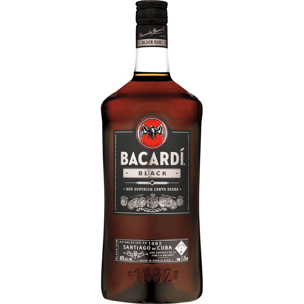 Bacardi Black Rum | Total Wine & More - 1.75L