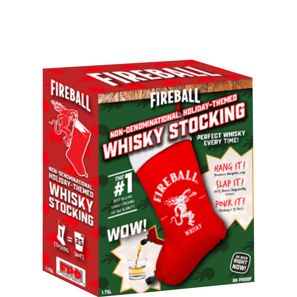 Fireball Hot Cinnamon Whisky Holiday Stocking | Total Wine & More