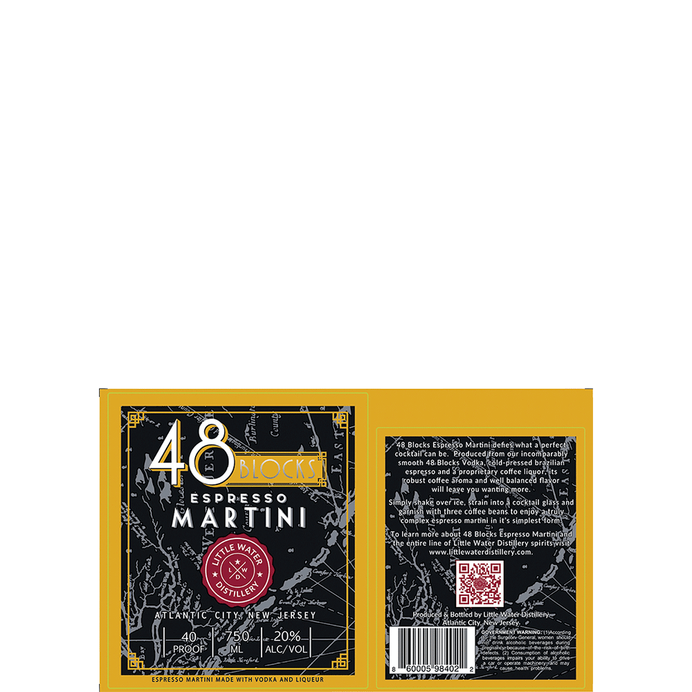 48 Blocks Espresso Martini Cocktail | Total Wine & More