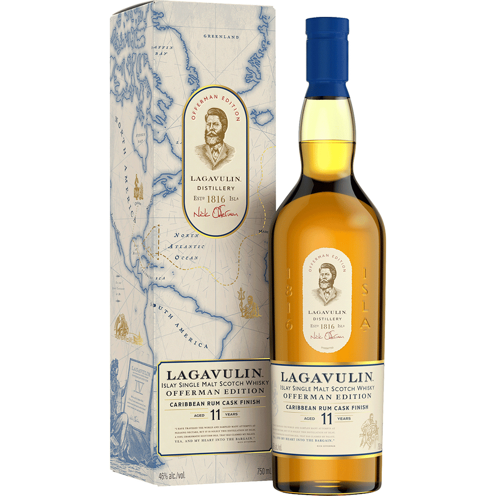 Lagavulin 11 Year Offerman Edition Caribbean Rum Cask Scotch | Total ...