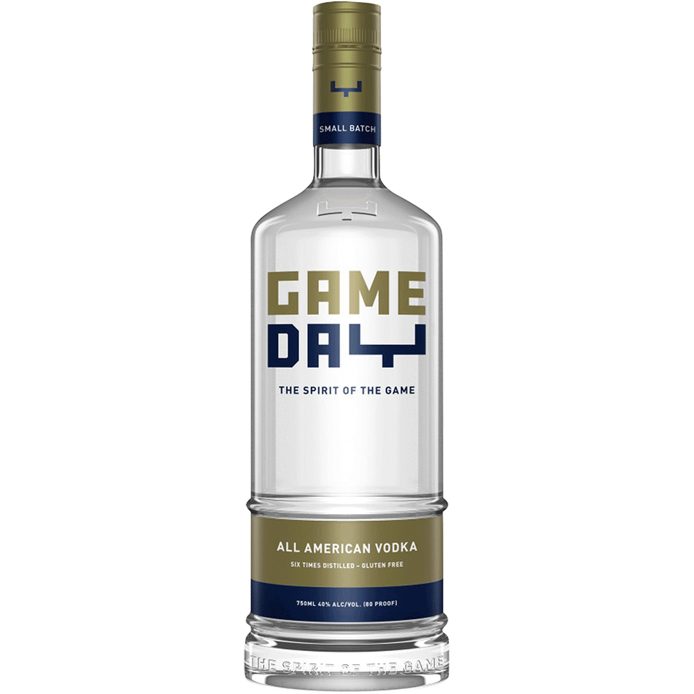 GameDay Vodka Navy & Gold | Total Wine & More