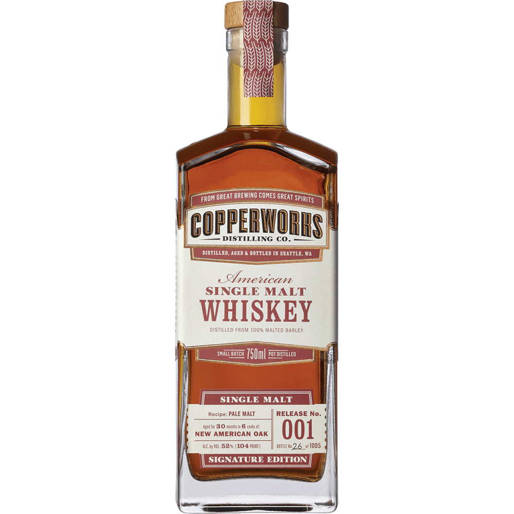 Copperworks American Single Malt Whiskey | Total Wine & More