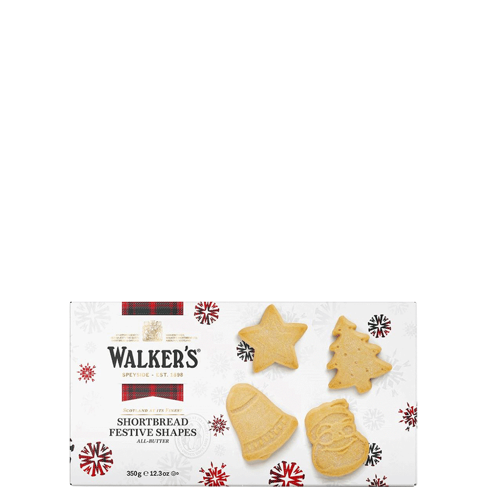 Walkers Assorted Shortbread Festive Shapes Box | Total Wine & More