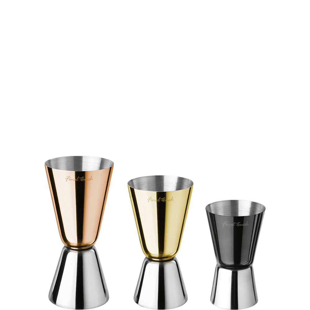 Final Touch Mixed Metal Jigger Set - Set of 3 | Total Wine & More