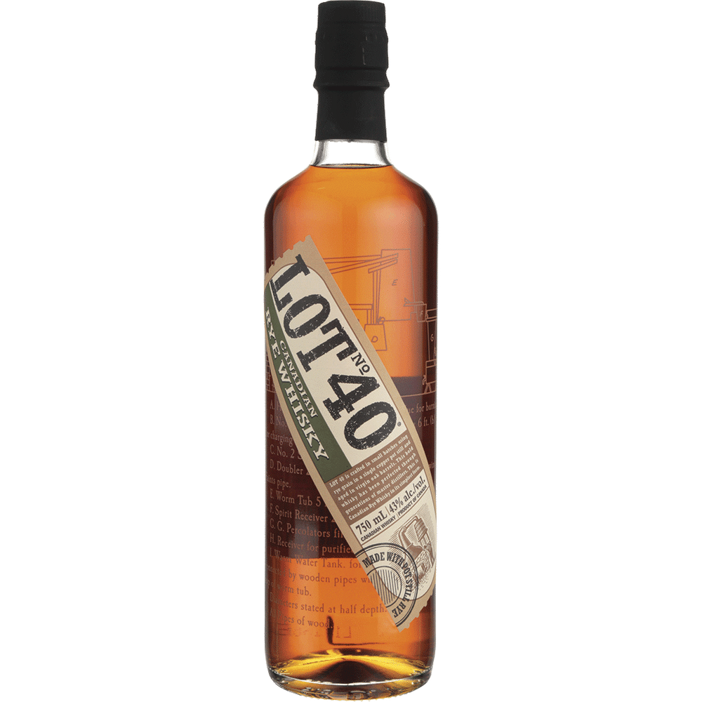Lot 40 Canadian Rye Whisky | Total Wine & More