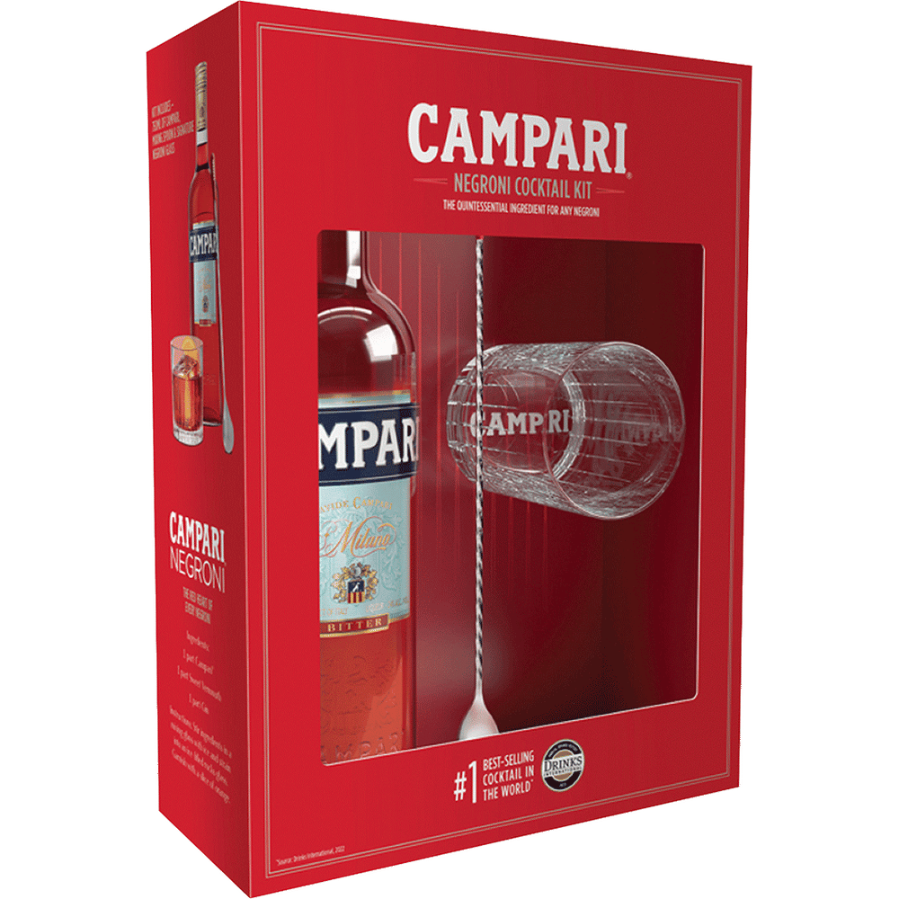 Campari Negroni Cocktail Kit Gift Set | Total Wine & More