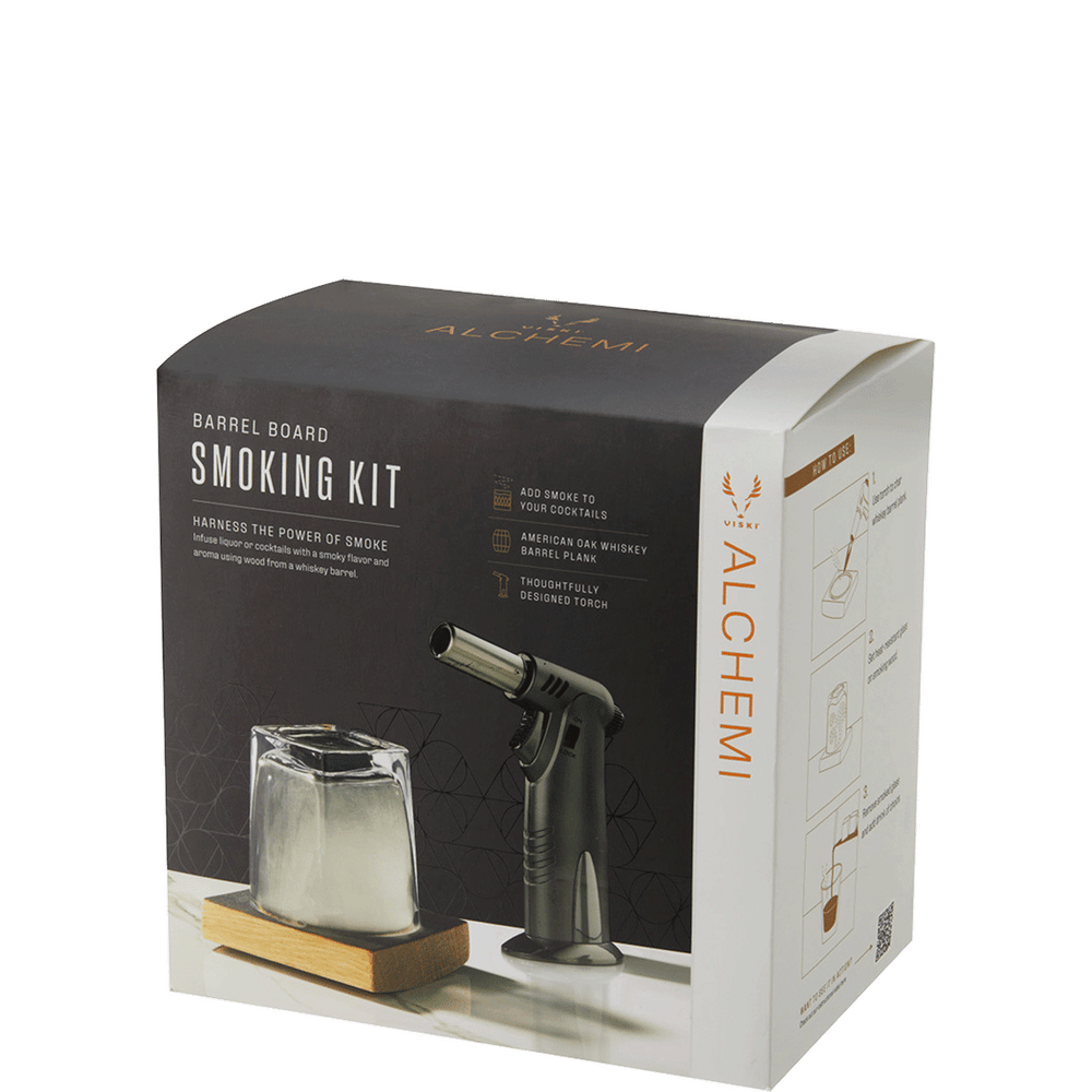 Viski Alchemi Barrel Board Smoking Kit | Total Wine & More