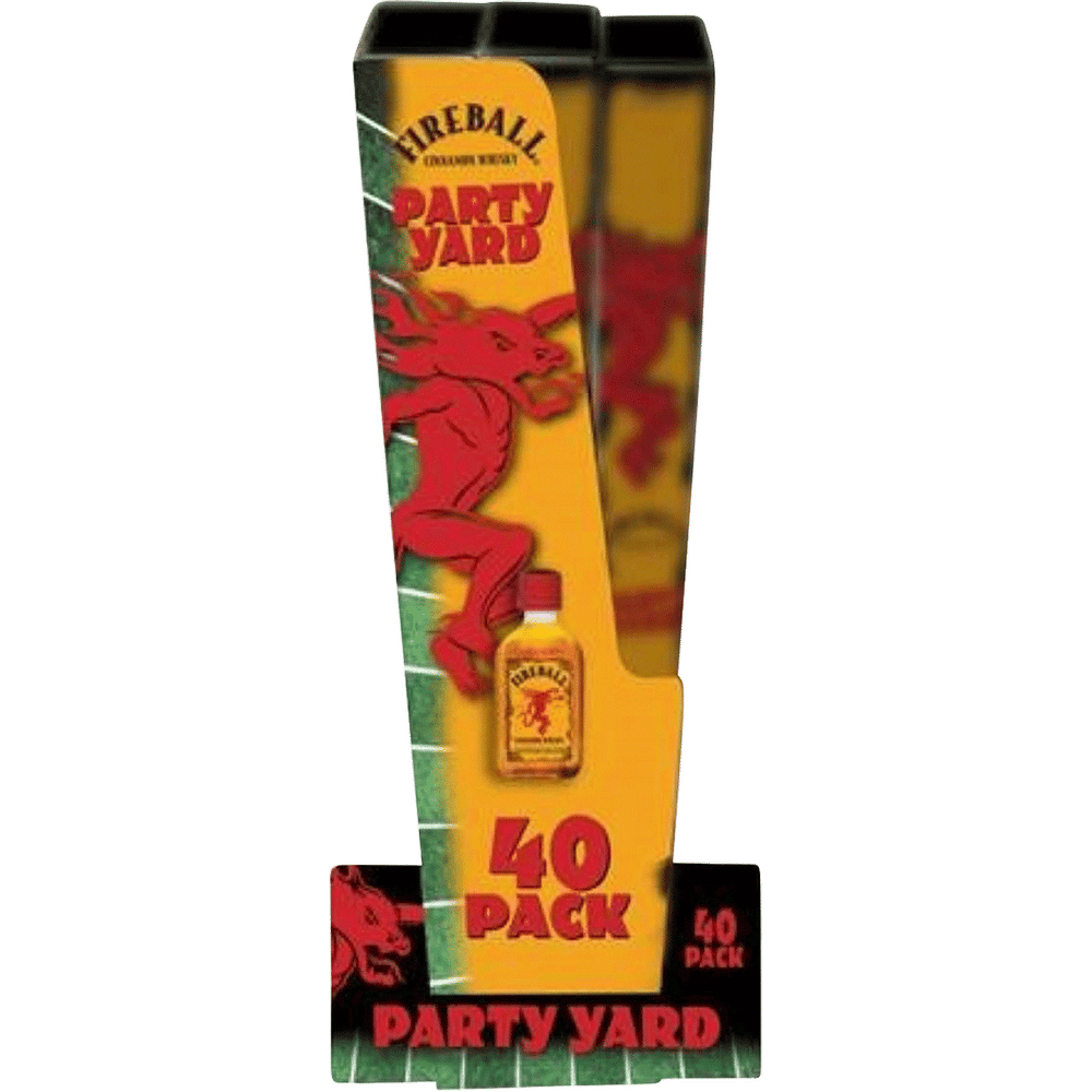Fireball Party Yard 40 Pack Gift | Total Wine & More - 40-50ml Btls