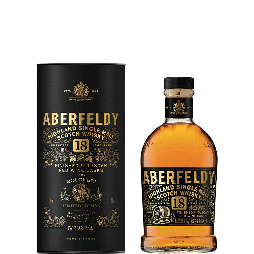 Aberfeldy 18 Yr Boligheri Casks Single Malt Scotch Whisky | Total Wine ...