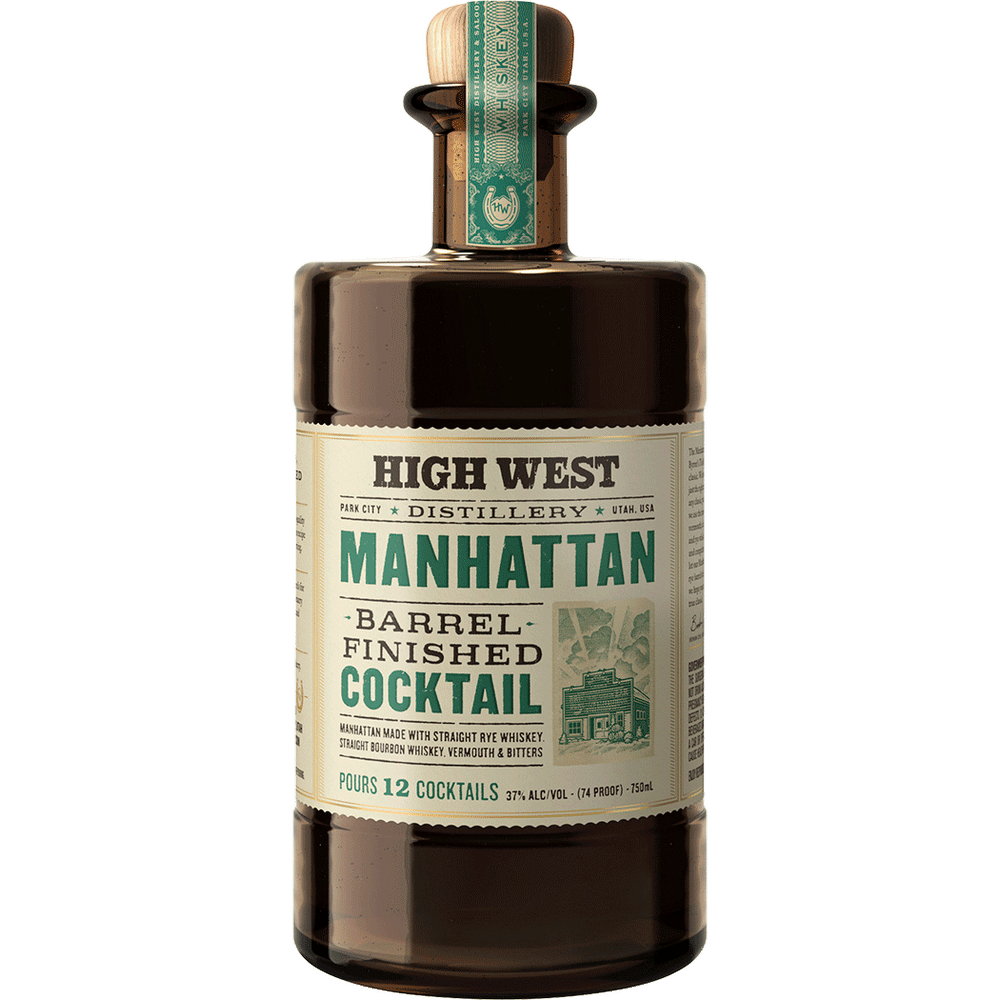 High West Manhattan Barrel Finished Cocktail | Total Wine & More