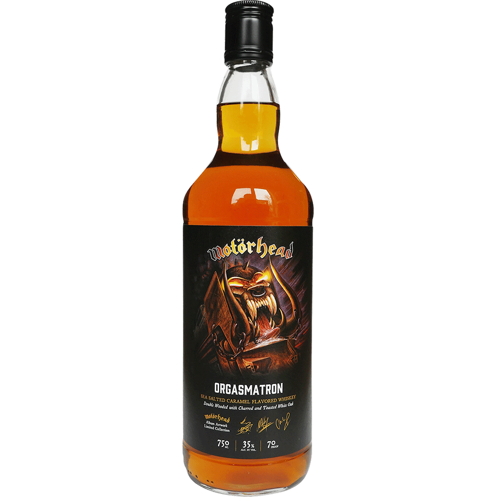 Motorhead Orgasmatron Sea Salted Carmel Whiskey | Total Wine & More