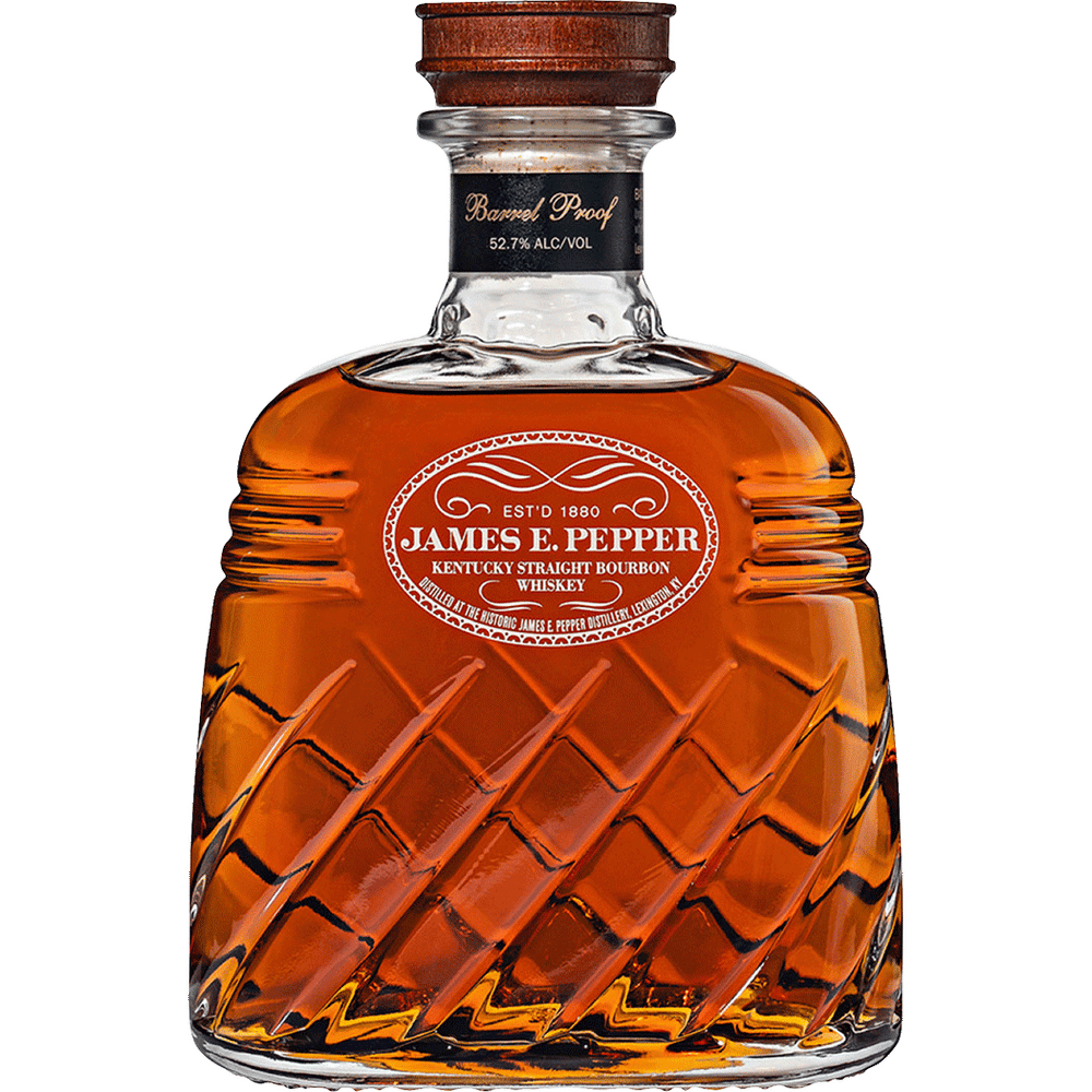 James E Pepper Decanter Barrel Proof Bourbon | Total Wine & More