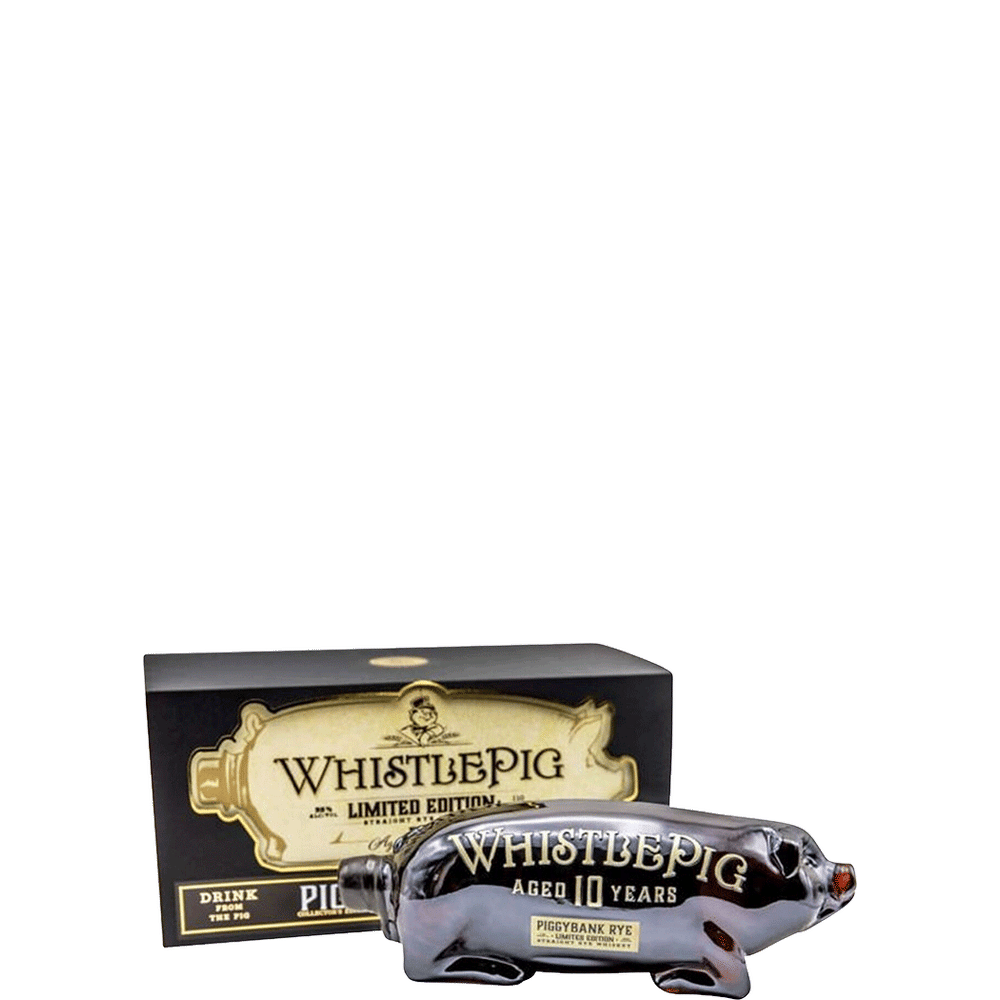 WhistlePig 10 Limited Edition PiggyBank Rye | Total Wine & More - 1L
