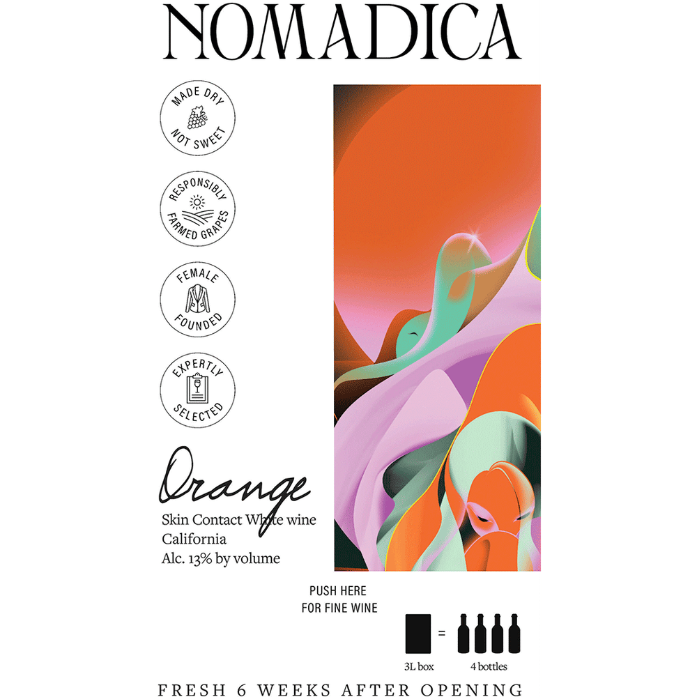 Nomadica Orange Skin Contact White | Total Wine & More - 3L Box