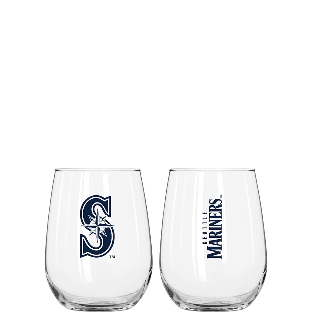 Seattle Mariners 16oz Gameday Curved Beverage Glass | Total Wine & More