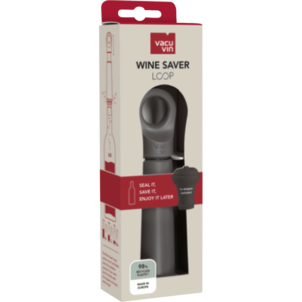 Vacu Vin Wine Saver Loop Graphite Clip Strip | Total Wine & More