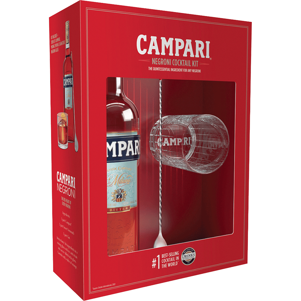 Campari Negroni Cocktail Kit Gift Set | Total Wine & More