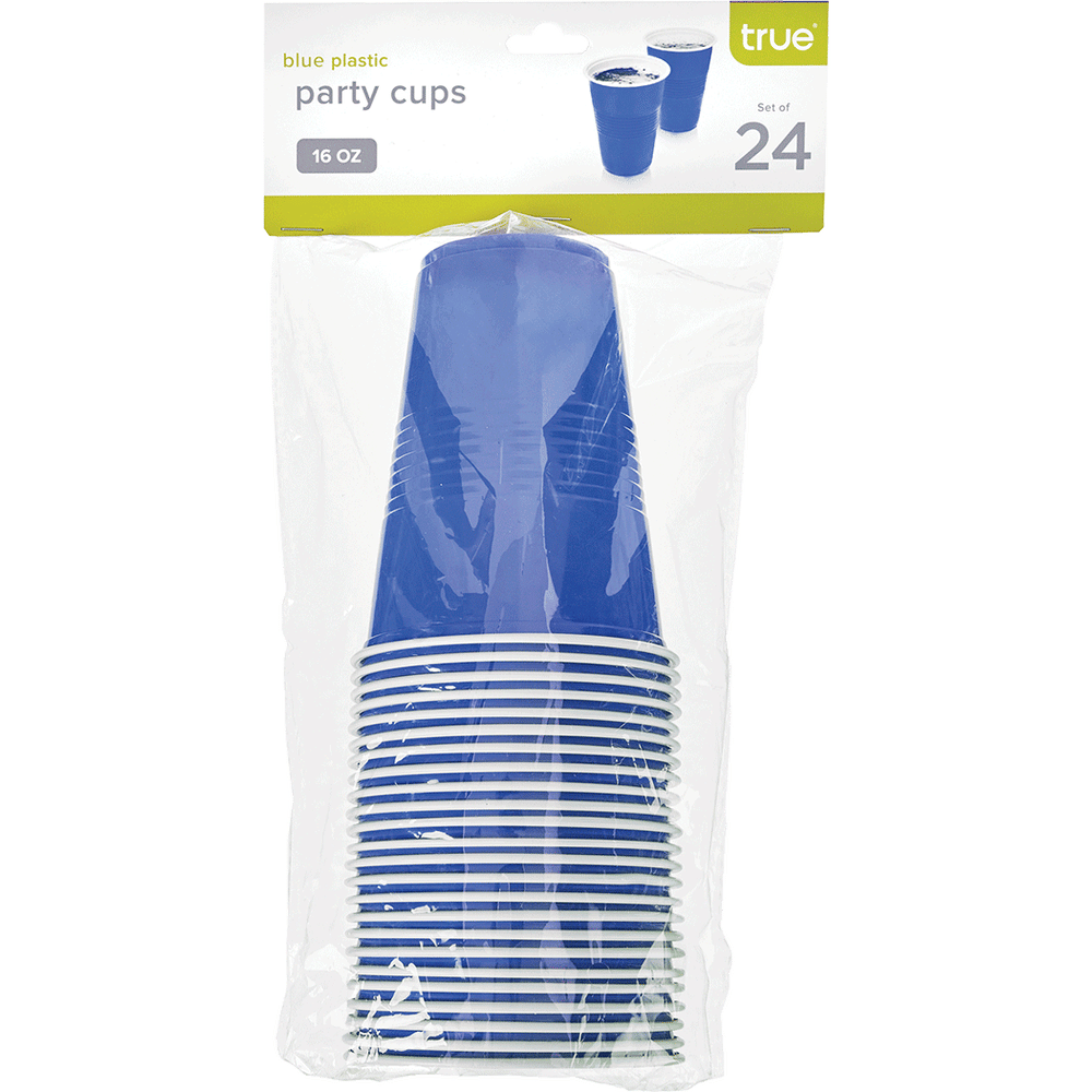 16oz Blue Party Cups - 24pk | Total Wine & More