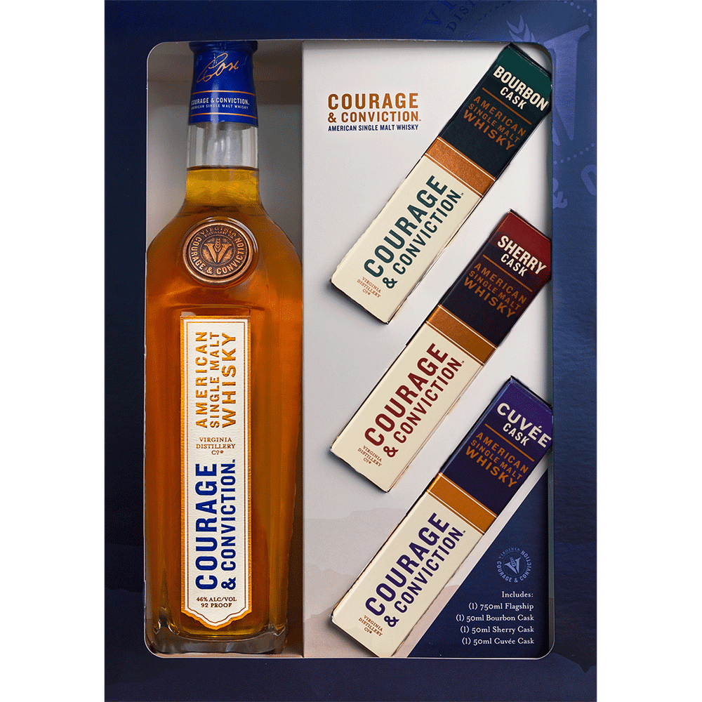 Virginia Distillery Courage Conviction Single Malt Sampler Pack | Total ...