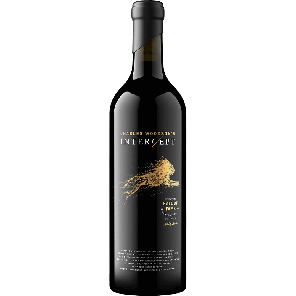 Intercept by Charles Woodson Cabernet Sauvignon Hall of Fame | Total ...
