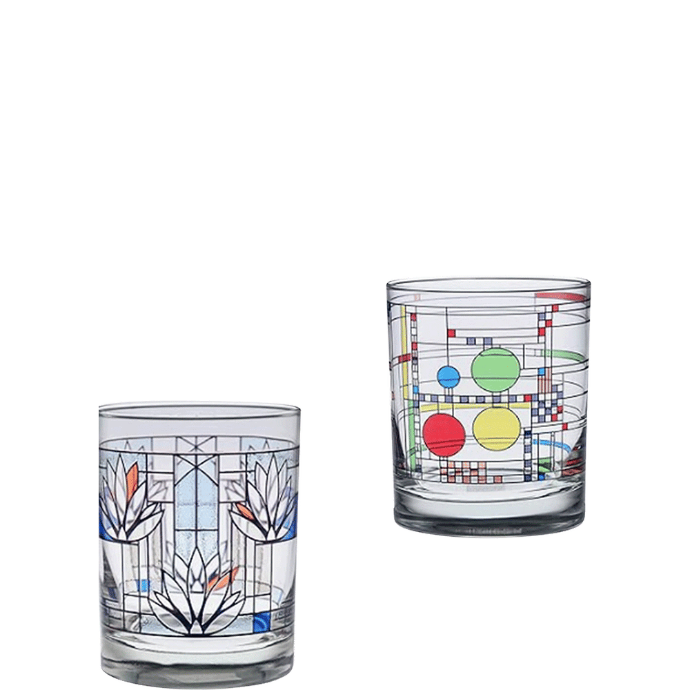 Culver Frank Lloyd Wright Assorted Double Old Fashioned Glass | Total ...