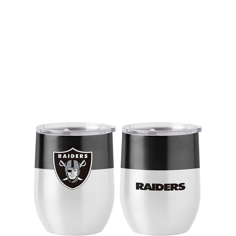 Las Vegas Raiders 16oz Colorblock Stainless Curved Beverage | Total ...