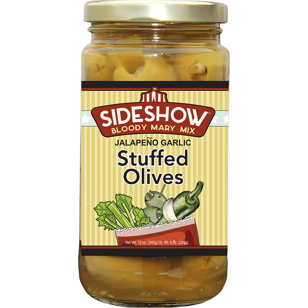 Sideshow Stuffed Jalapeno Garlic Olives | Total Wine & More