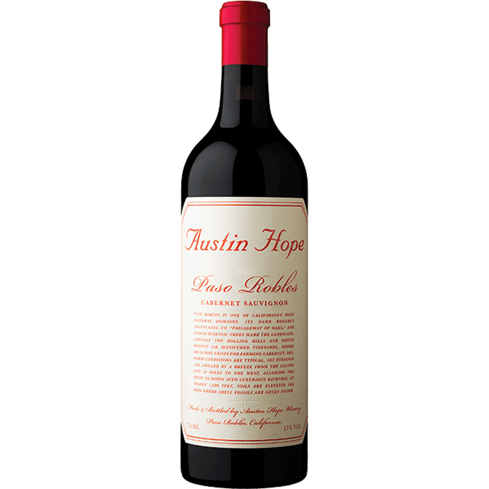 Austin Hope Cabernet Sauvignon Paso Robles Total Wine More