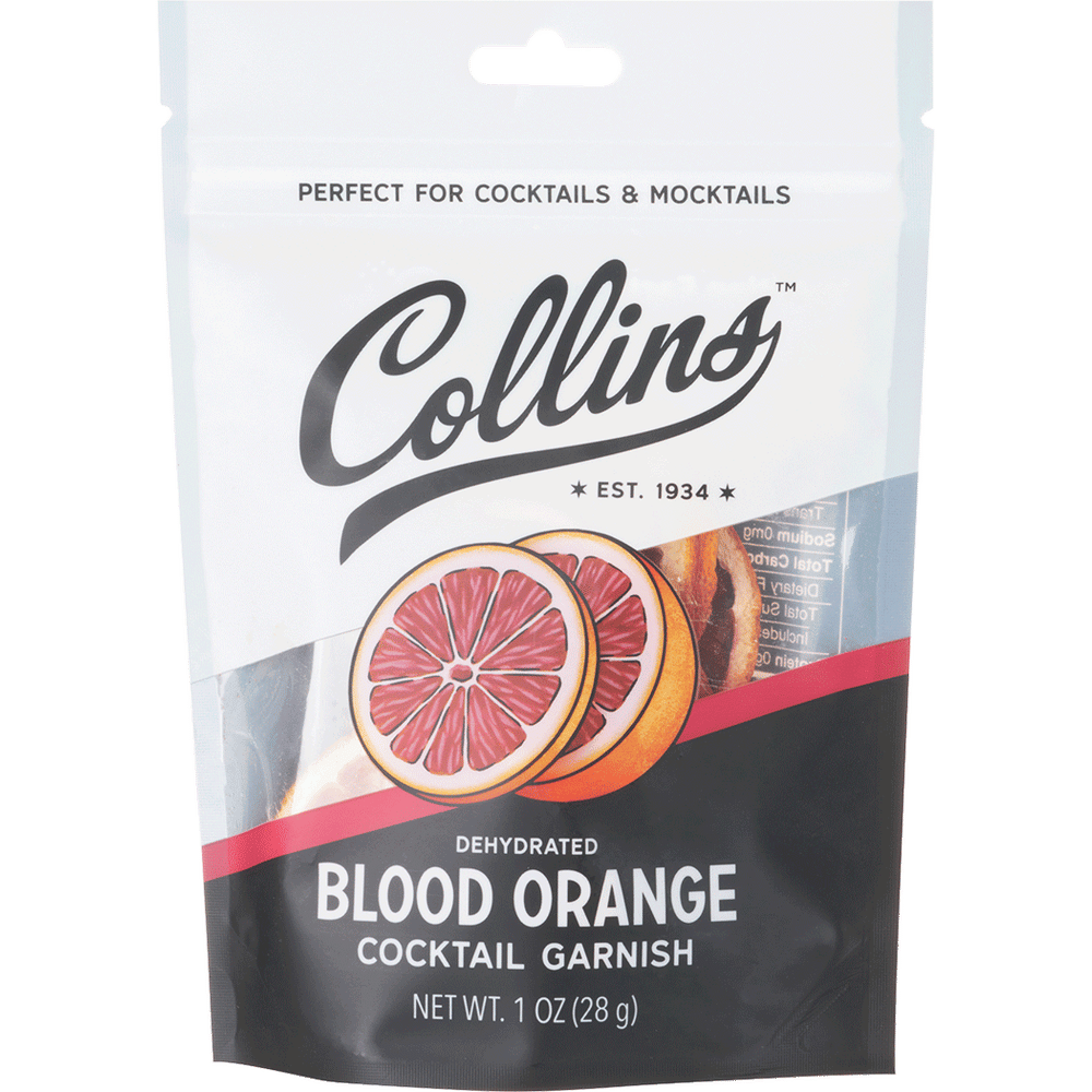 Collins Dehydrated Blood Orange Cocktail Garnish | Total Wine & More