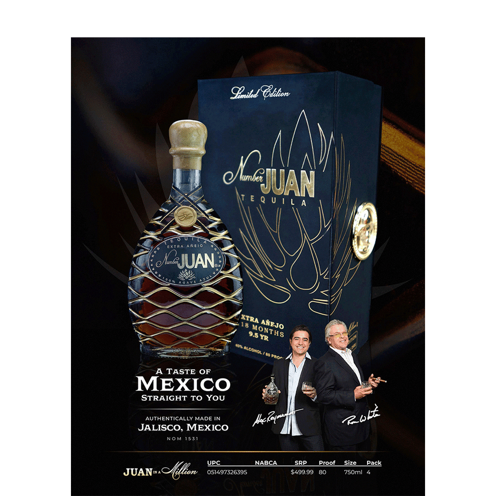 Number Juan Extra Anejo Limited Edition 9.5 Year Tequila | Total Wine & More