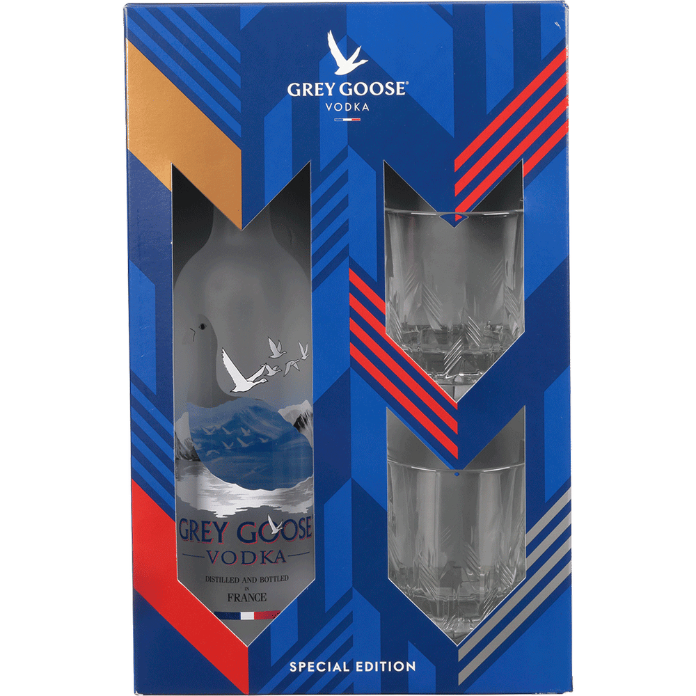 Grey Goose w/ Two Glasses Gift Vodka | Total Wine & More