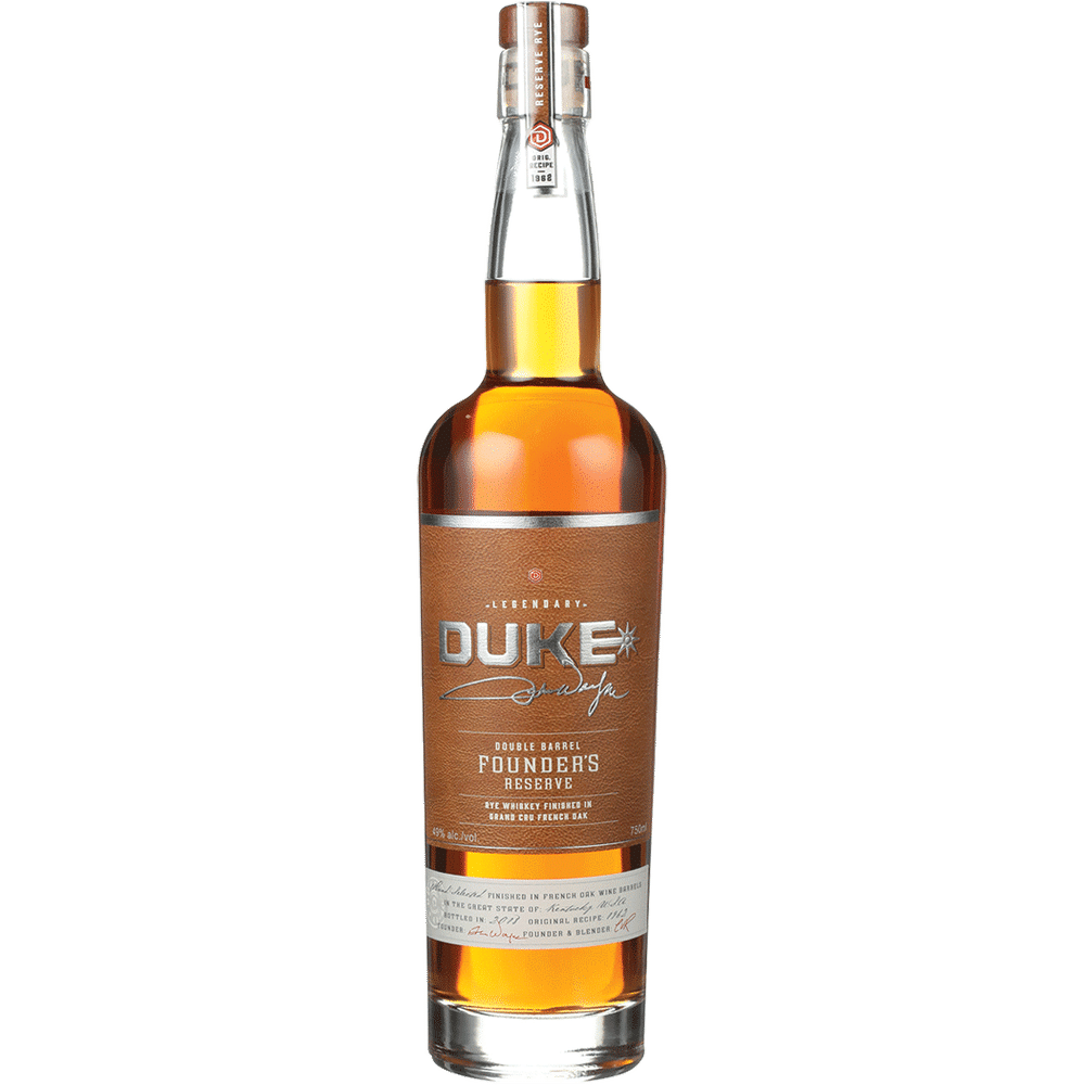 Duke Bourbon Founder's Reserve Double Barrel Rye Whiskey | Total Wine ...