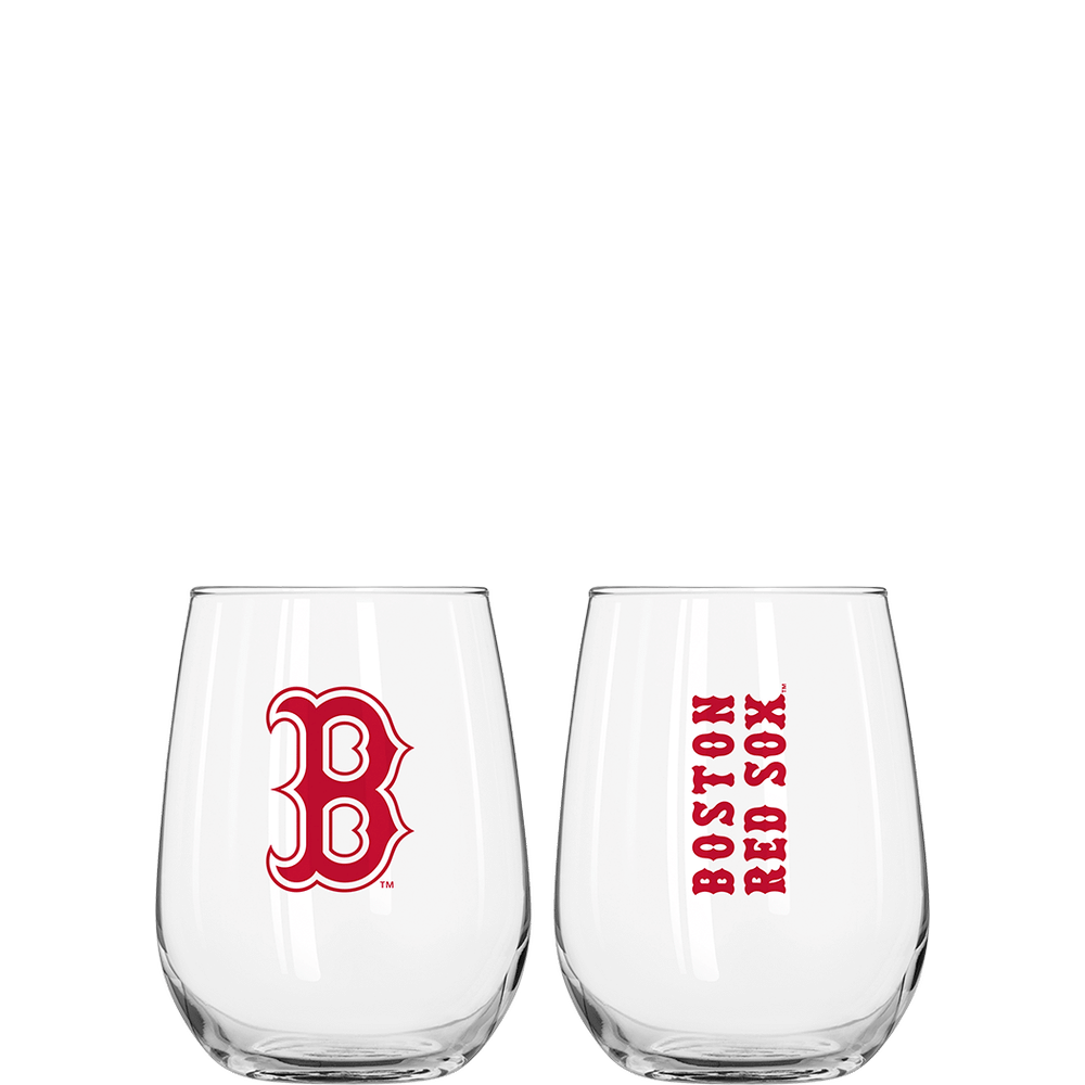 Boston Red Sox 16oz Gameday Curved Beverage Glass | Total Wine & More