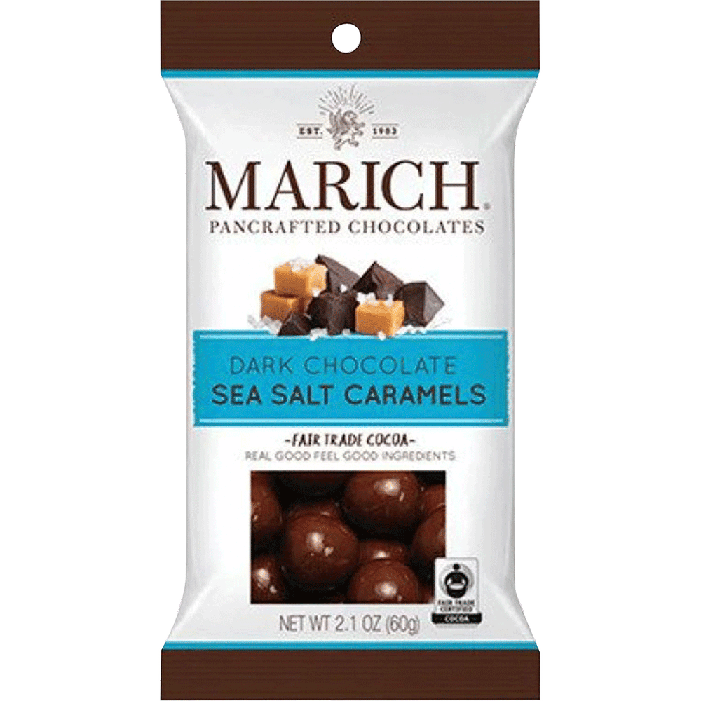 Marich Dark Chocolate Sea Salt Caramels | Total Wine & More
