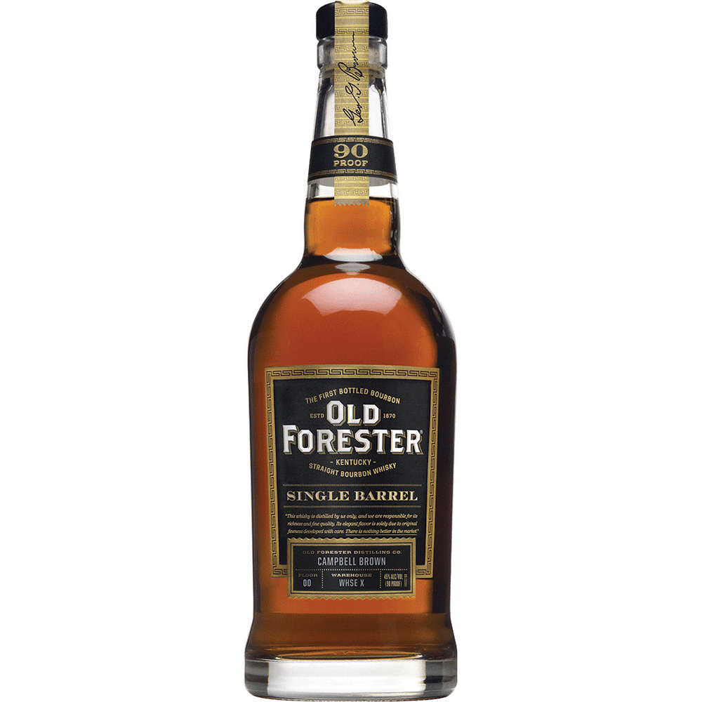 Old Forester Single Barrel Bourbon 90 Proof Barrel Select | Total Wine ...