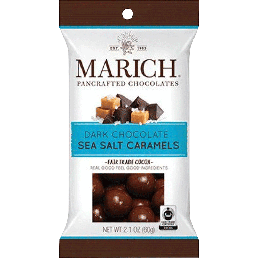 Marich Dark Chocolate Sea Salt Caramels | Total Wine & More