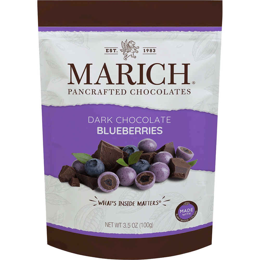 Marich Dark Chocolate Blueberries | Total Wine & More