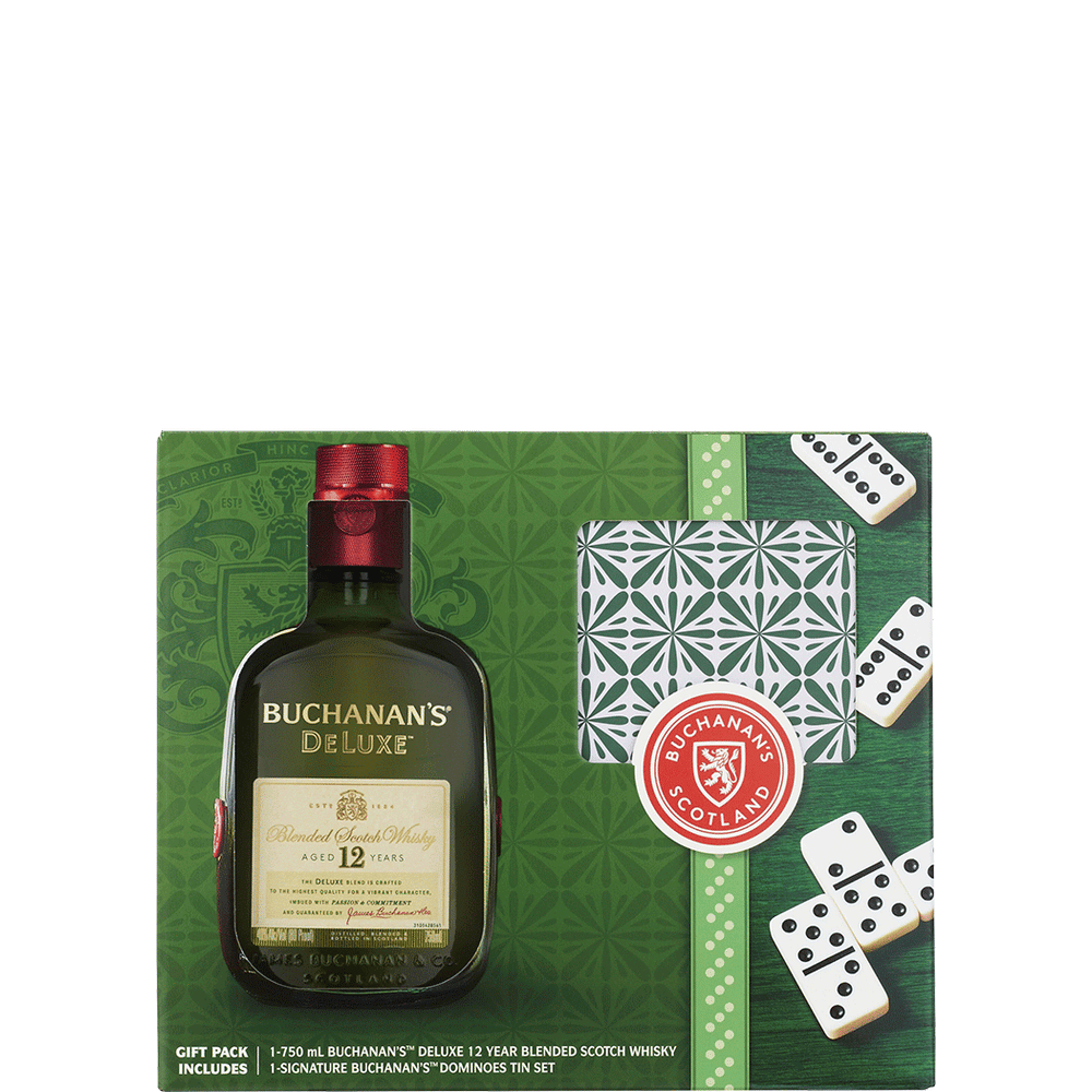 Buchanan's Deluxe with Tin Domino Set | Total Wine & More