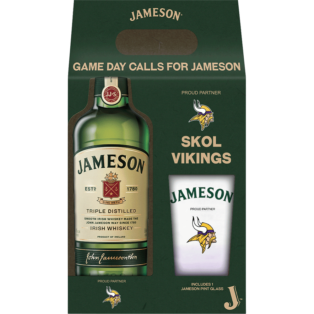 Jameson Minnesota Vikings with Pint Glass | Total Wine & More